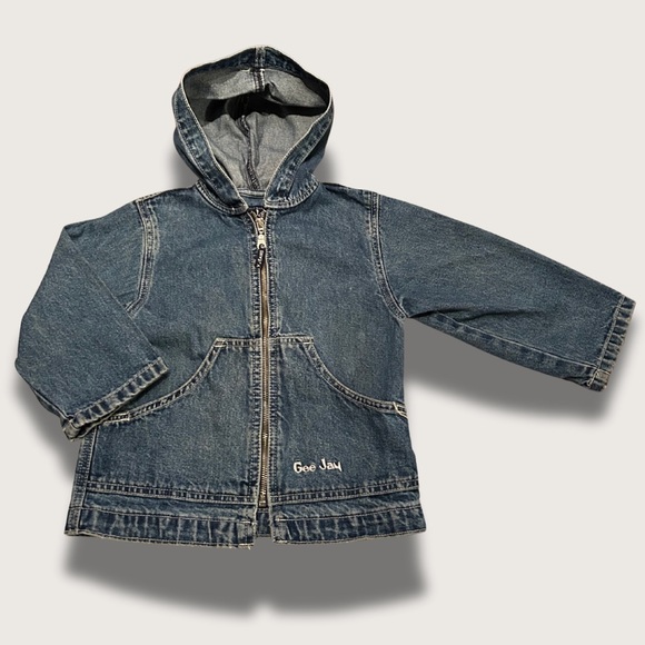 Jackets & Coats | Vintage Gee Jay Hooded Denim Jacket | Poshmark